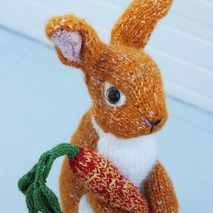 Carrot Knitting PATTERN, Amigurumi Knit Carrot PDF, Easter Table Decor ...
