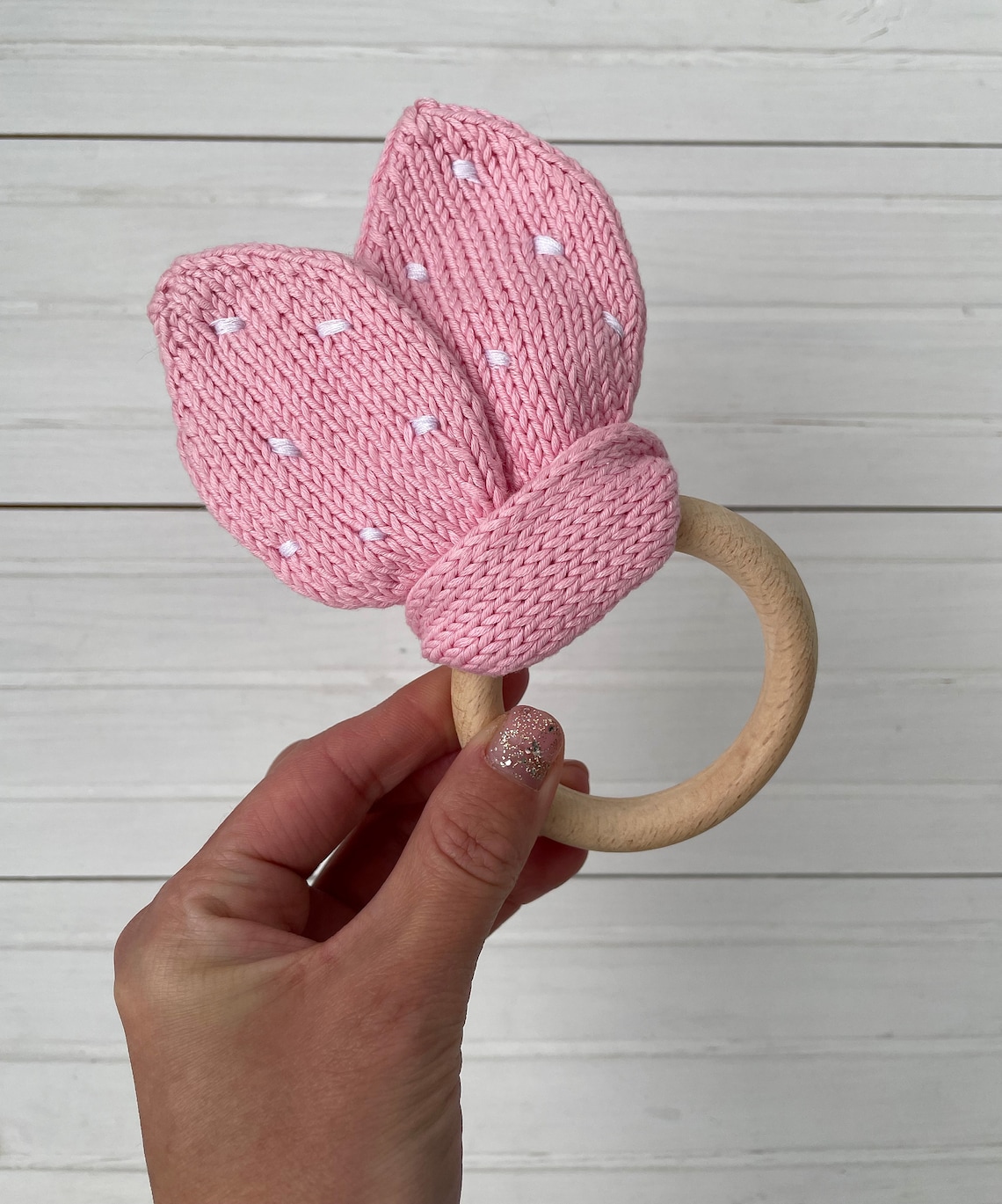 Bunny Ears Teething Ring Knitting Pattern, DIY Amigurumi (digital ...