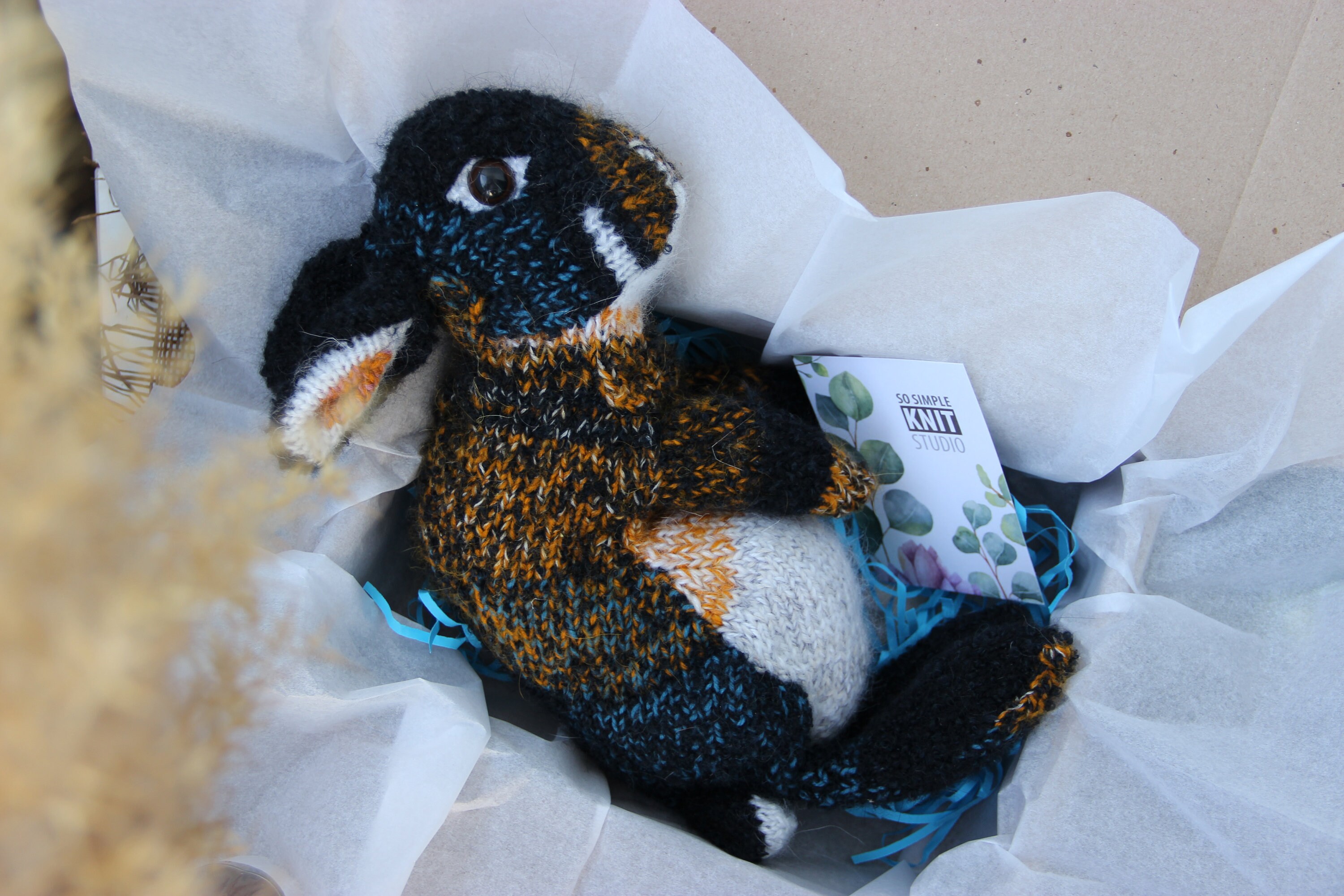 Black otter rex rabbit toy Gift for Rabbit lover Stuffed | Etsy