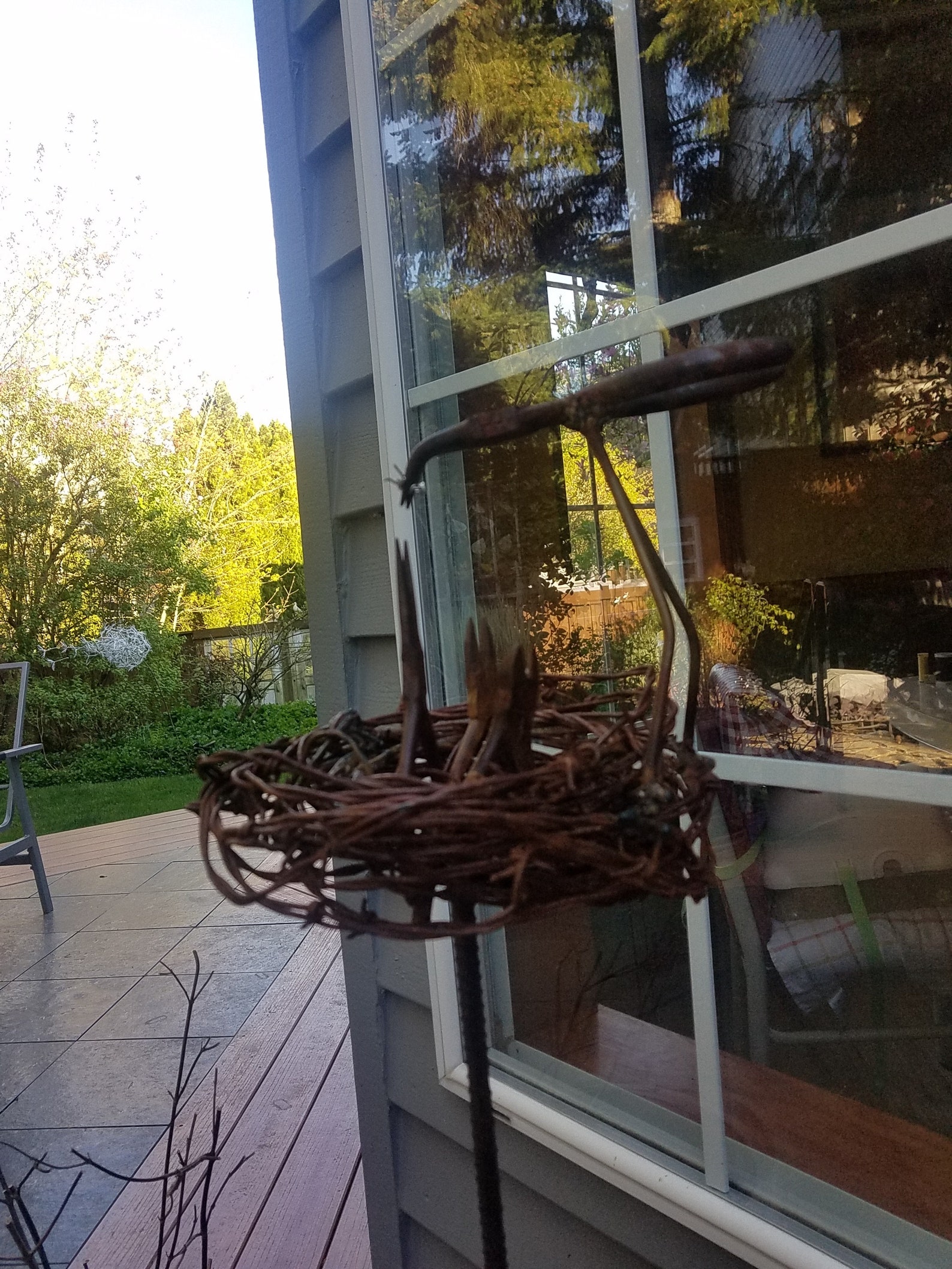 Birds Nest Metal Sculpture - Etsy