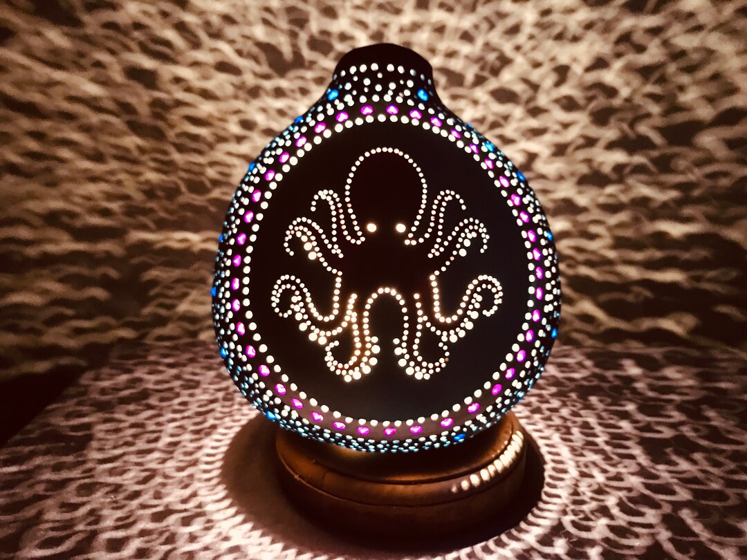 Octopus Night Light Octopus Lamp Octopus Home Decor Octopus - Etsy