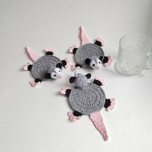 Opossum Plush, Cup Holder Coaster, Table Stand, Cute Coaster Possum ...