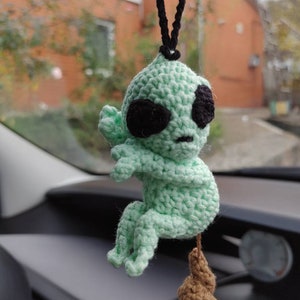 Alien, Car Accessories for Women, Gift for Teens, Car Mirror Hanging ...