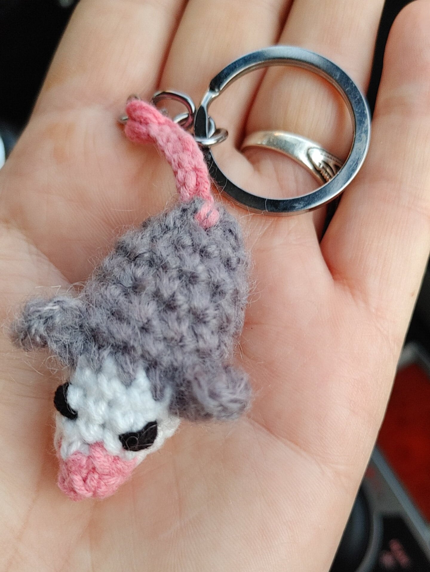 Opossum Stuffed Animal, Dashboard Decor, Possum Rear View Mirror ...