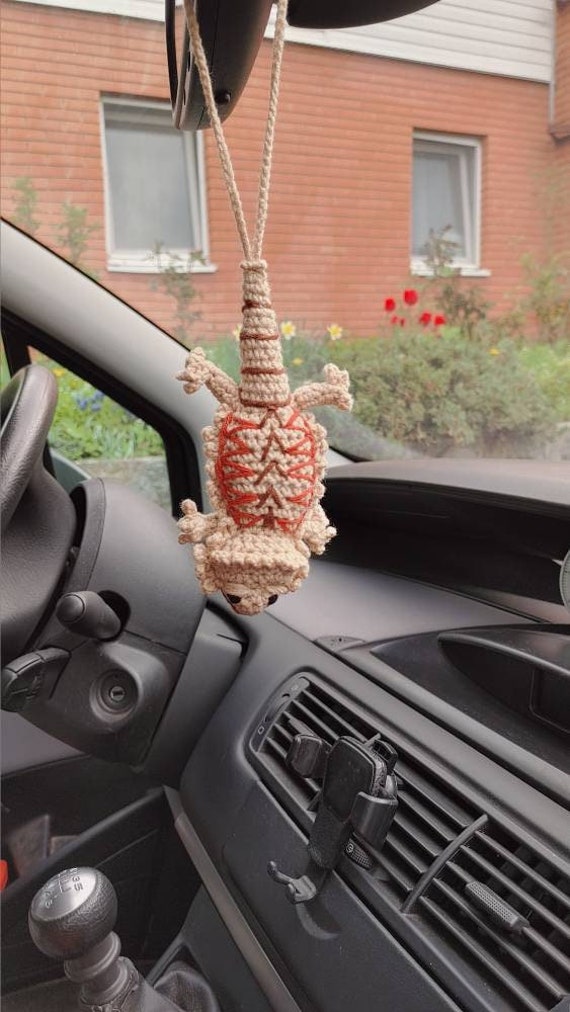 Bearded Dragon Plush Cute Car Accessories Ornament Rear View | Etsy