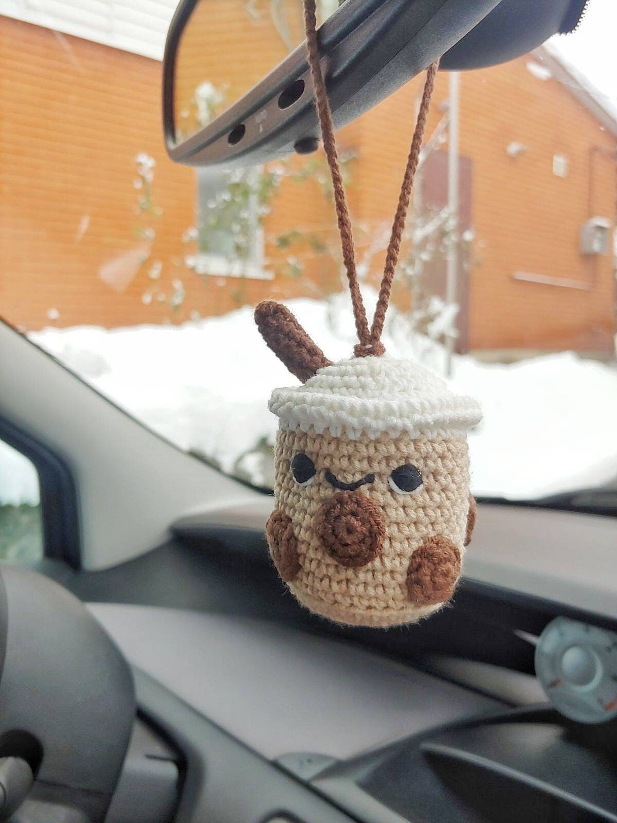 Bubble Tea Car Accessories, Boba Car Accessory, Cute Accessories for ...