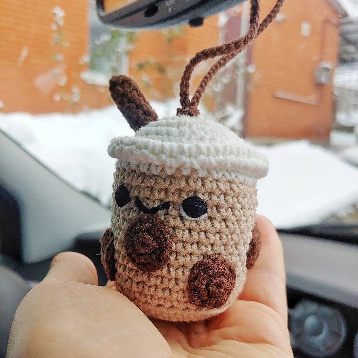 Bubble Tea Car Accessories, Boba Car Accessory, Cute Accessories for ...
