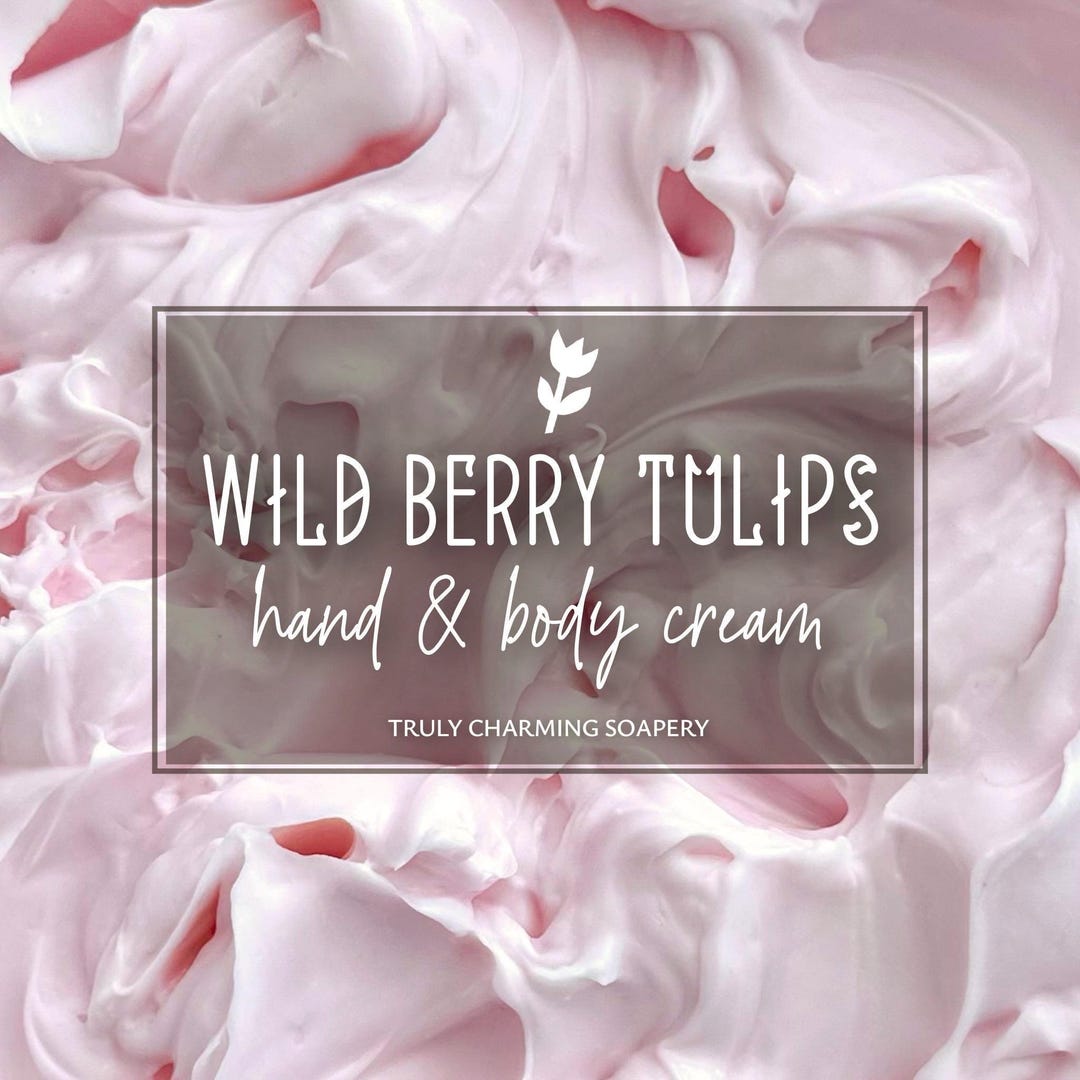 WILD BERRY TULIPS Hand + Body Cream, Body Lotion, Body Butter ...