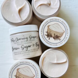 BROWN SUGAR & FIG Hand Body Cream, Body Lotion, Body Butter ...