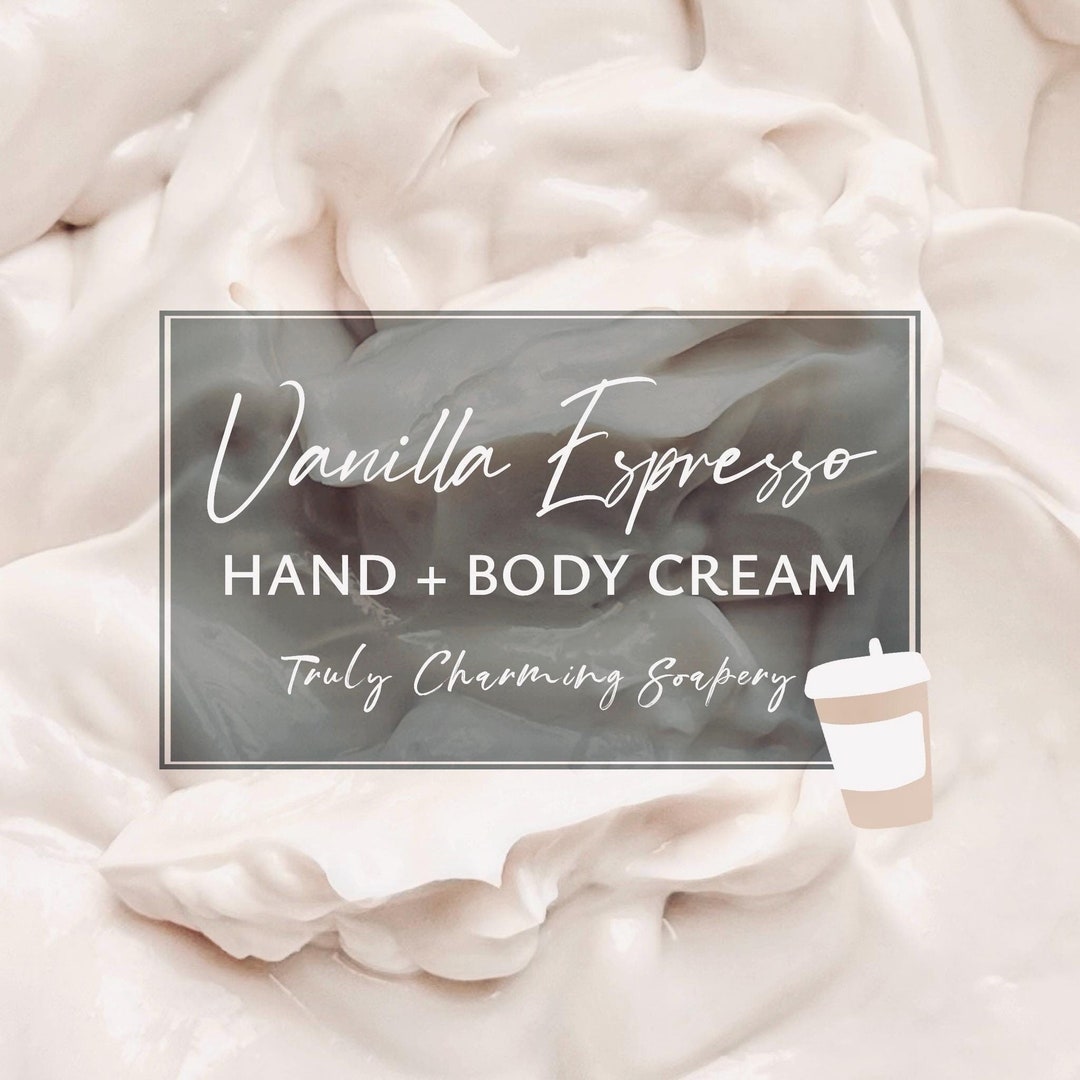 Vanilla Espresso Hand & Body Cream, Moisturizing Coffee Lover Gift - Etsy
