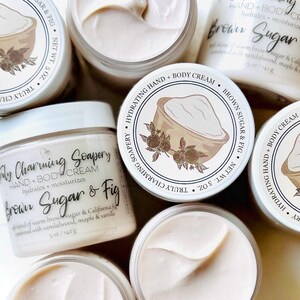 BROWN SUGAR & FIG Hand Body Cream, Body Lotion, Body Butter ...