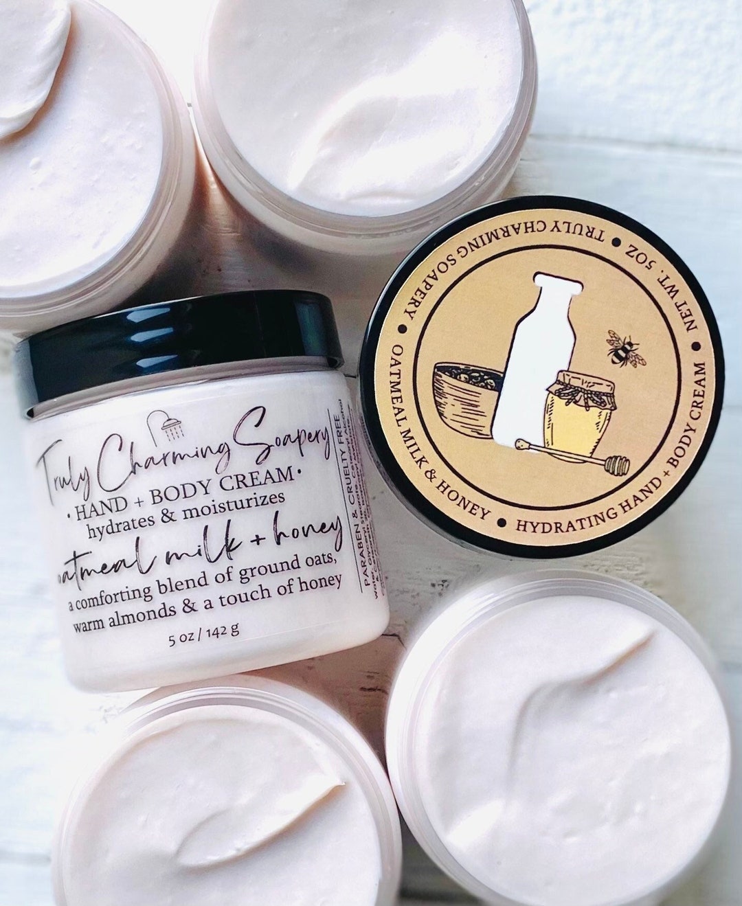 OATMEAL MILK & HONEY Hand Body Cream, Body Lotion, Body Butter ...