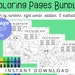 Coloring Pages Color by Numbers Color by Sight Word Color - Etsy