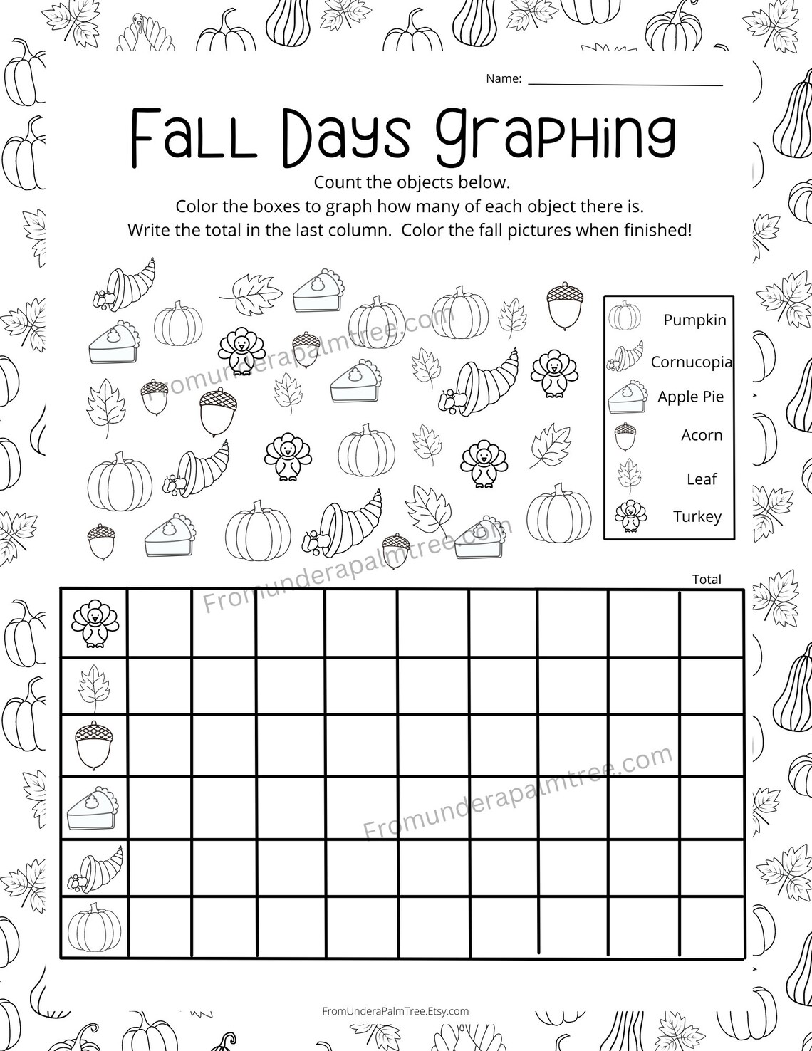 Fall Worksheet Bundle, Fall Workbook, Kindergarten Worksheets ...