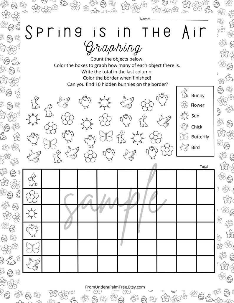 Spring Worksheet Bundle,worksheets,kids Worksheets,spring Word Search ...