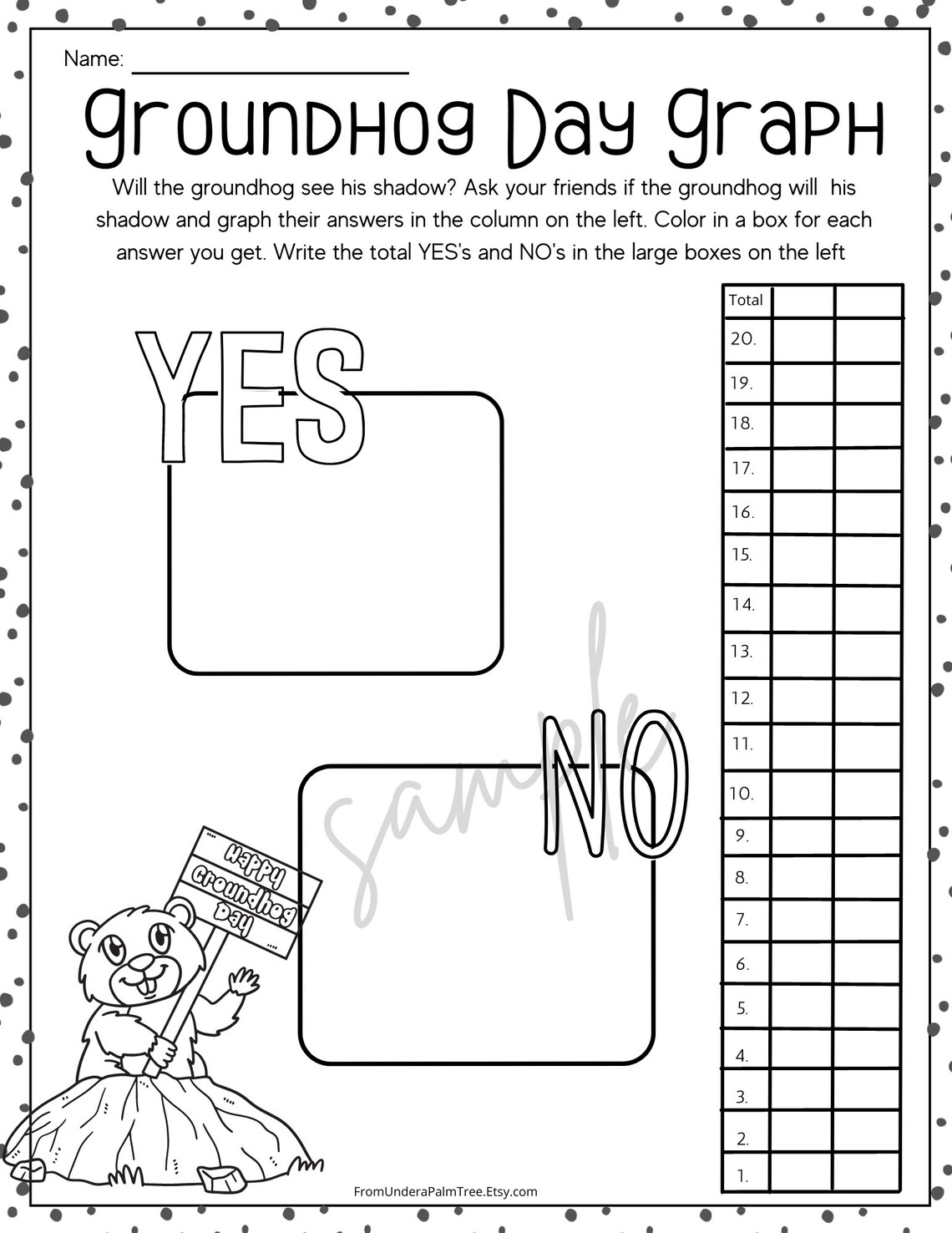 Groundhog Day Worksheet Bundle,groundhog Day Worksheets,kindergarten ...
