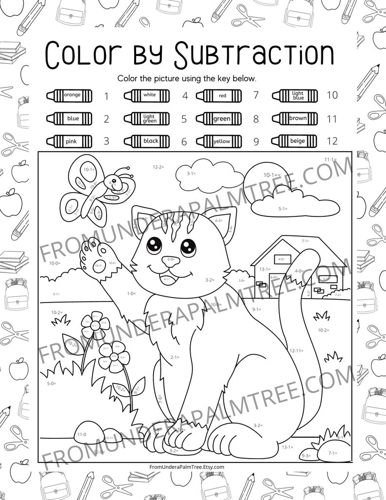 Coloring Pages, Color by Numbers, Color by Sight Word, Color by ...
