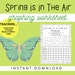 Spring is in the Air Graphing Worksheet - Etsy