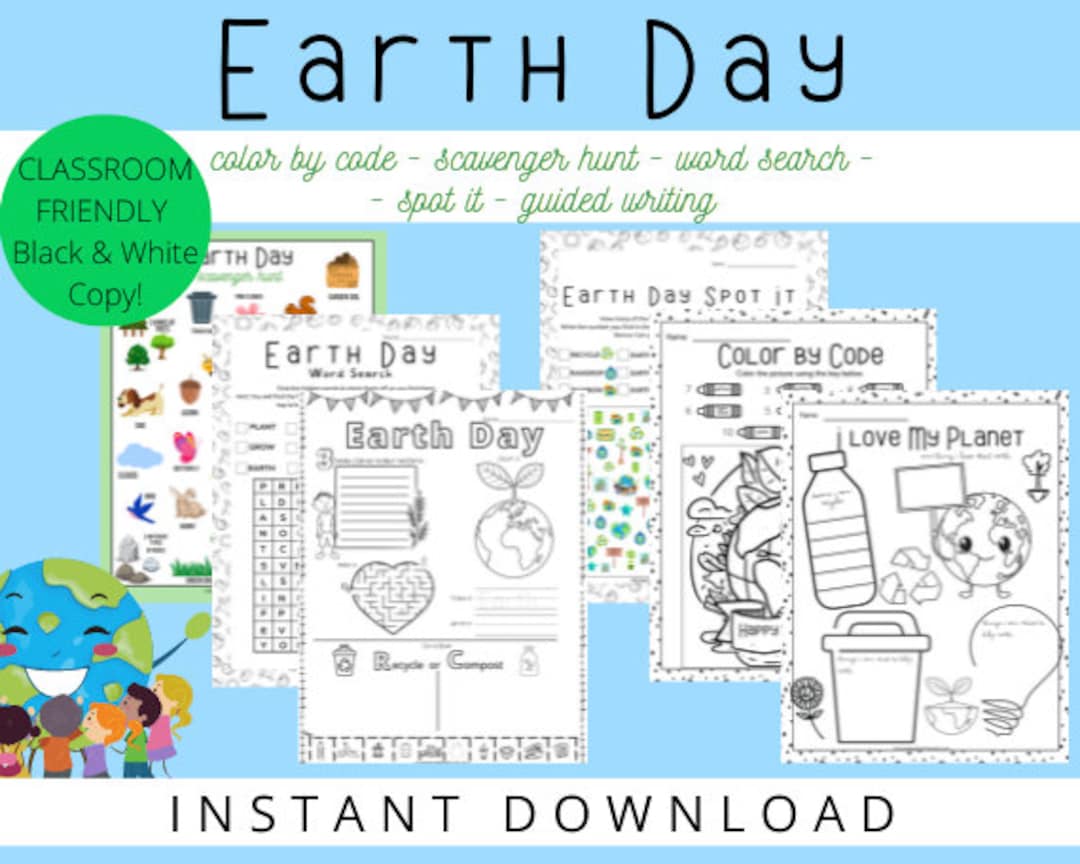 Earth Day Worksheets,earth Day Word Search,earth Day Game,earth Day ...