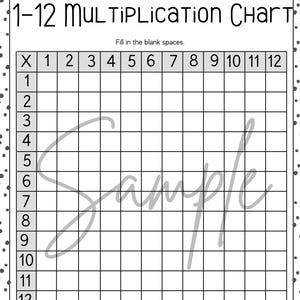 Multiplication Facts,times Table Worksheets,times Table Practice ...