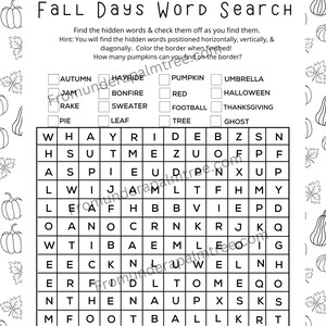 Fall Worksheet Bundle, Fall Workbook, Kindergarten Worksheets ...
