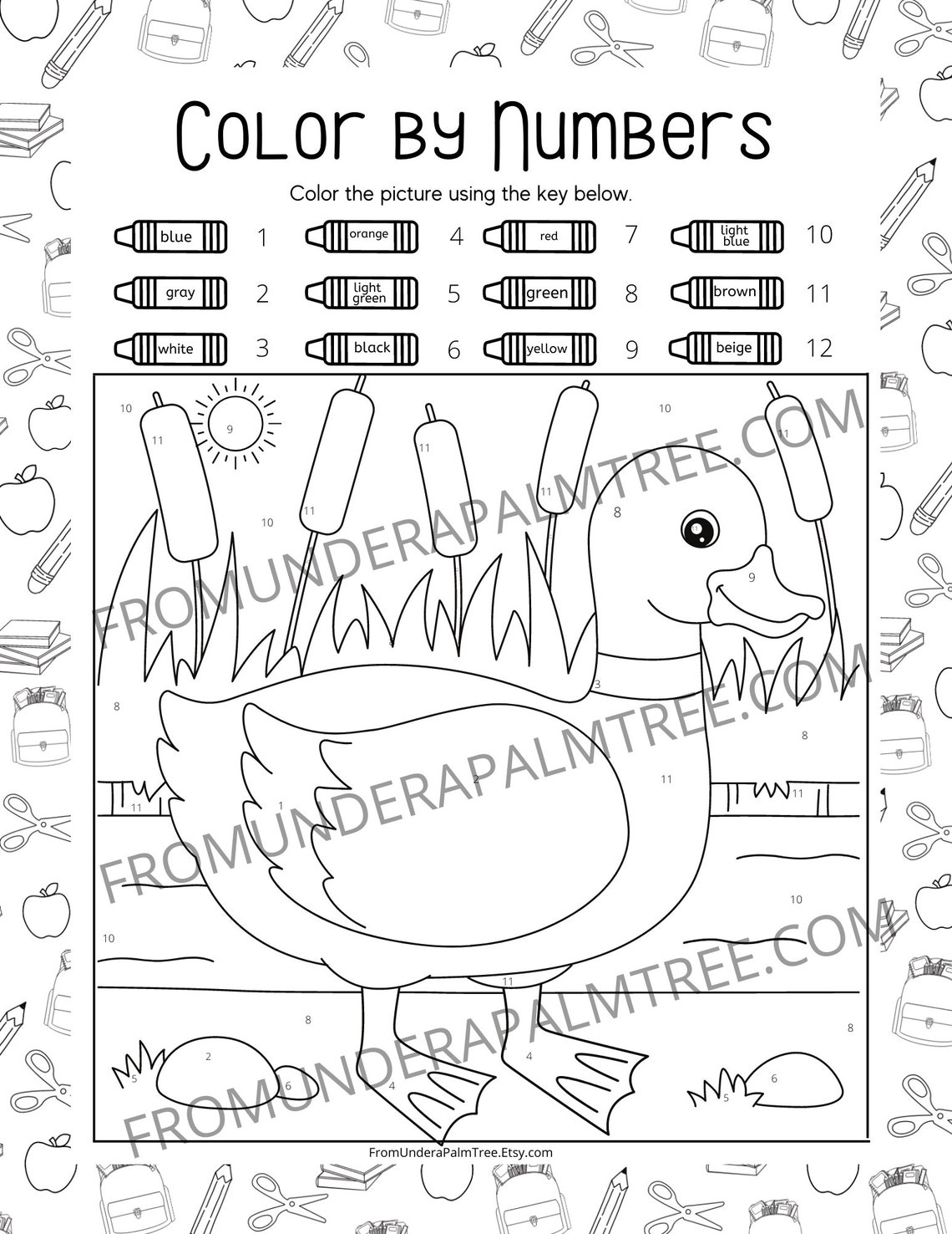 Coloring Pages, Color by Numbers, Color by Sight Word, Color by ...