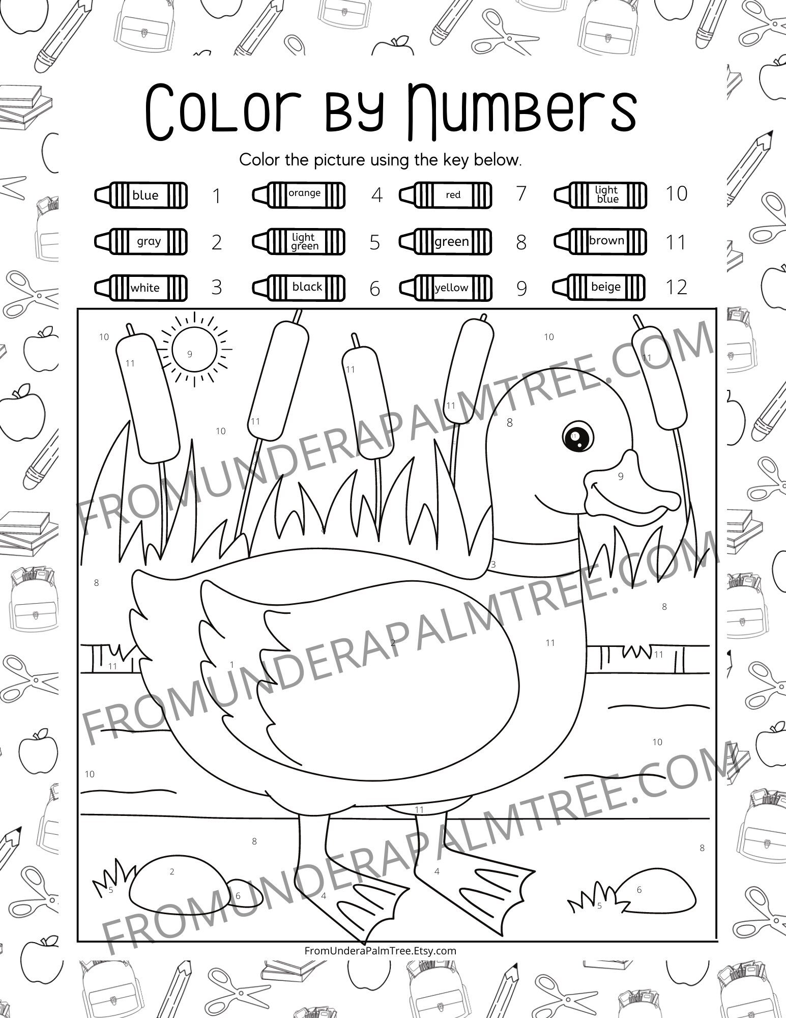 Coloring Pages, Color by Numbers, Color by Sight Word, Color by ...