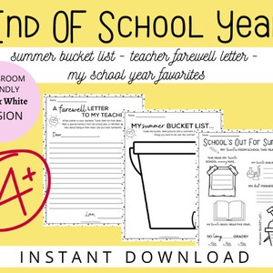 End of School Worksheets,first Grade Worksheets,guided Writing ...