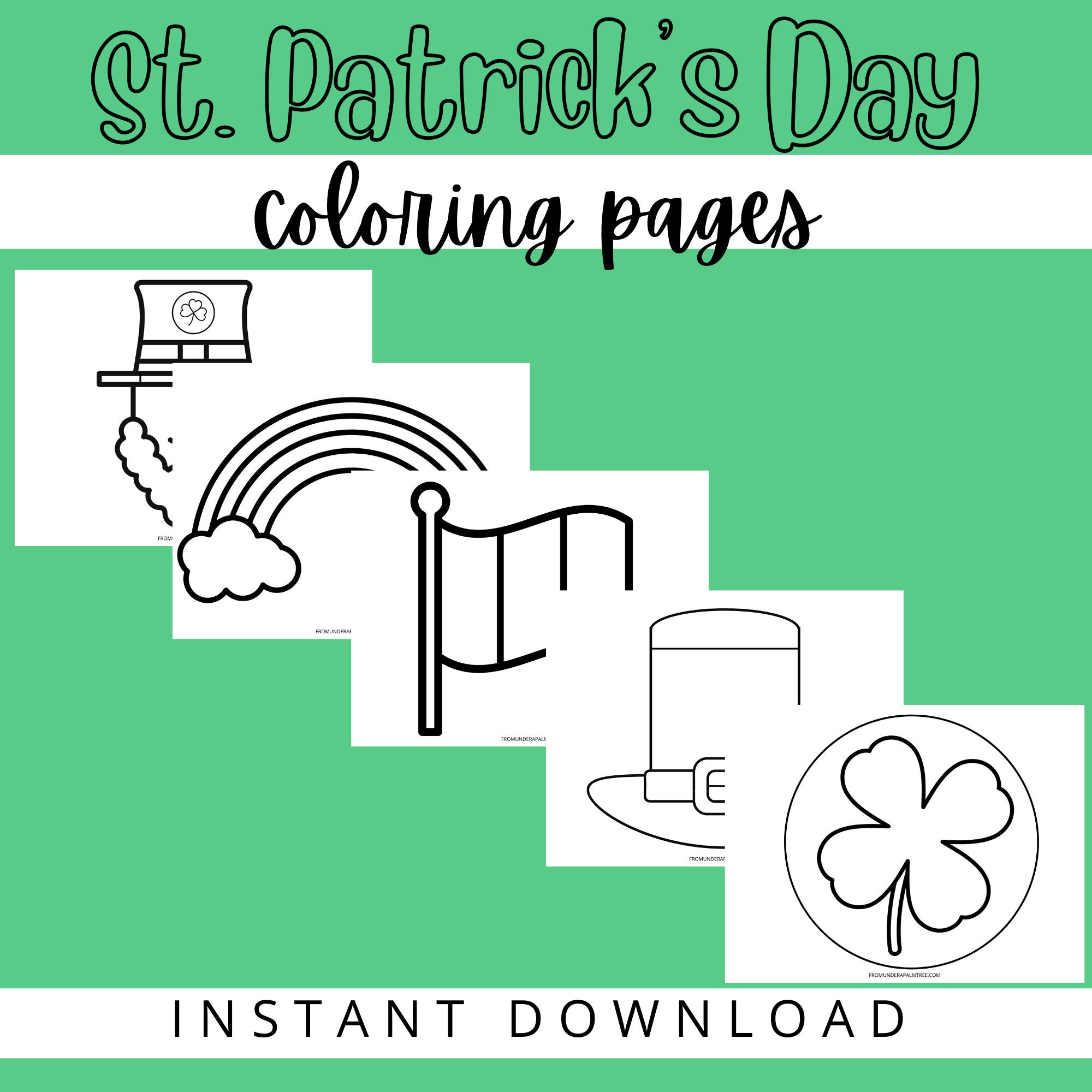 St Patrick's Day Coloring Pages,st Patricks Day Worksheet,st Patricks ...