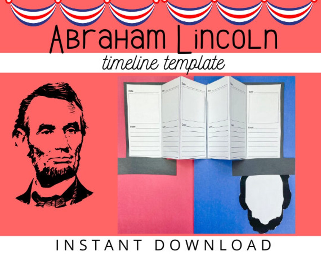 Abraham Lincoln Timeline Template,ab Lincolntimeline Template,timeline ...