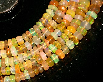 Pink Ethiopian Opal Beads, Pink Opal Beads, 3-5 Mm Pink Opal Smooth Beads, Pink Ethiopian Opal ...