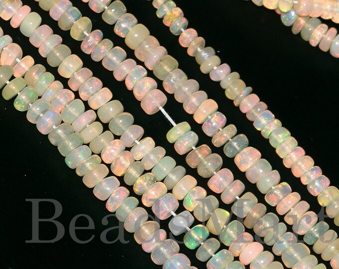 Pink Ethiopian Opal Beads, Pink Opal Beads, 3-5 Mm Pink Opal Smooth Beads, Pink Ethiopian Opal ...