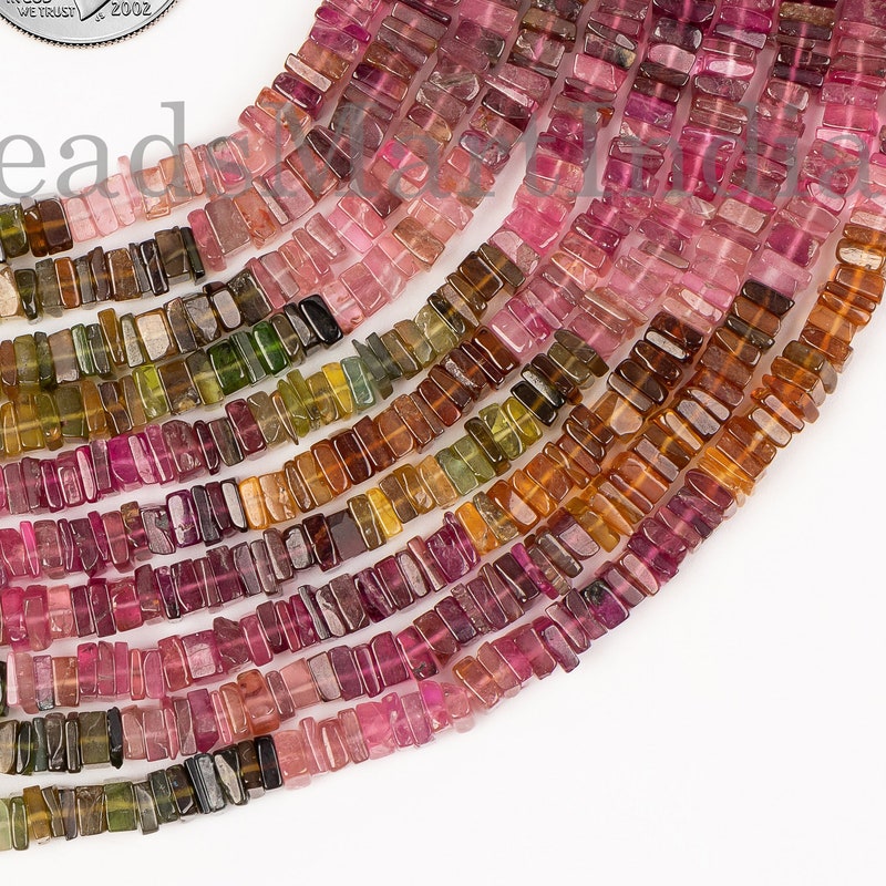 Flat Gemstone Beads - Etsy
