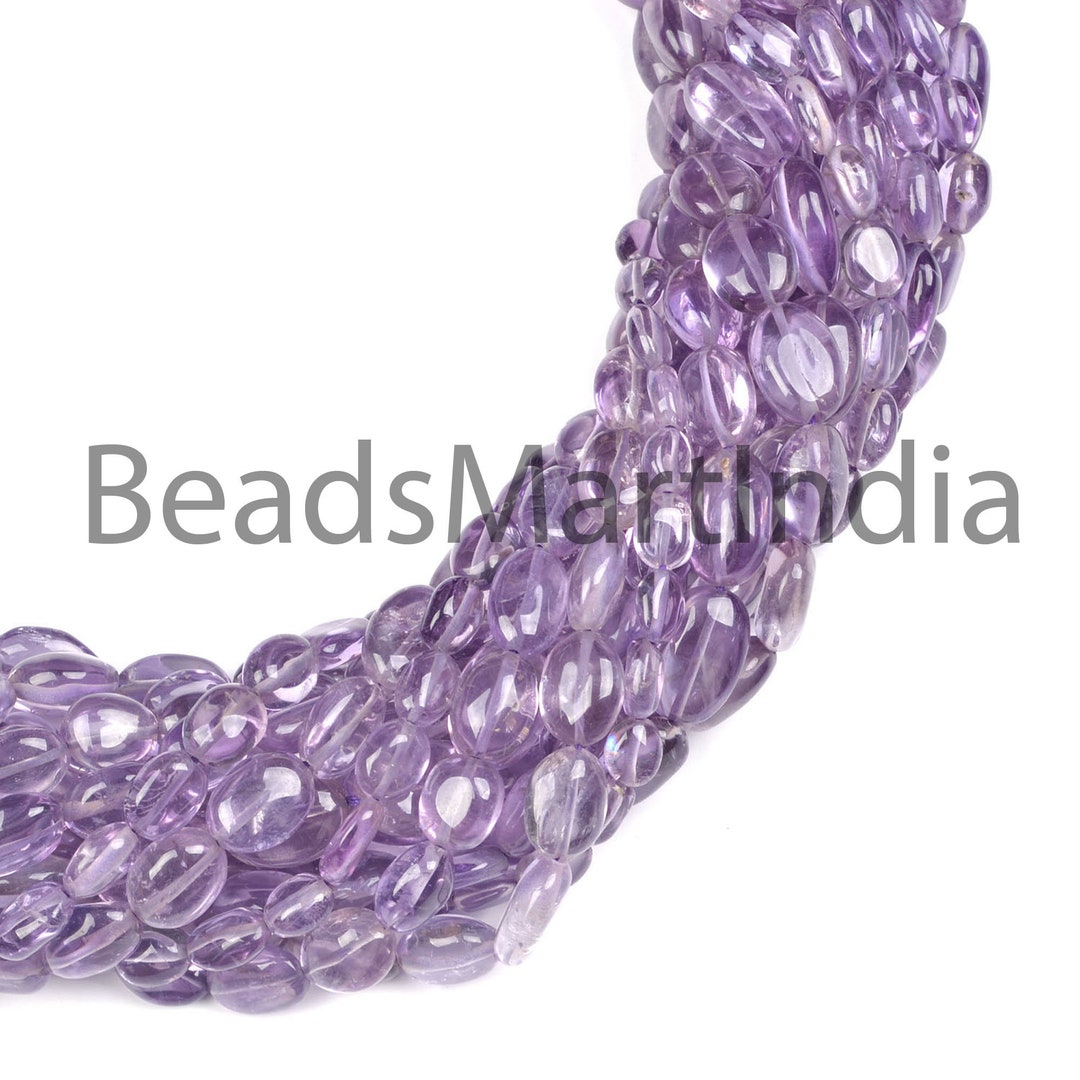 Amethyst Smooth Plain Oval, 5X7-8X10 MM Amethyst Smooth Plain Oval ...