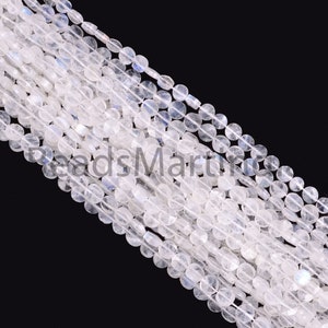 Rainbow Moonstone Faceted Coin Shape Beads, Rainbow Moonstone Coin ...