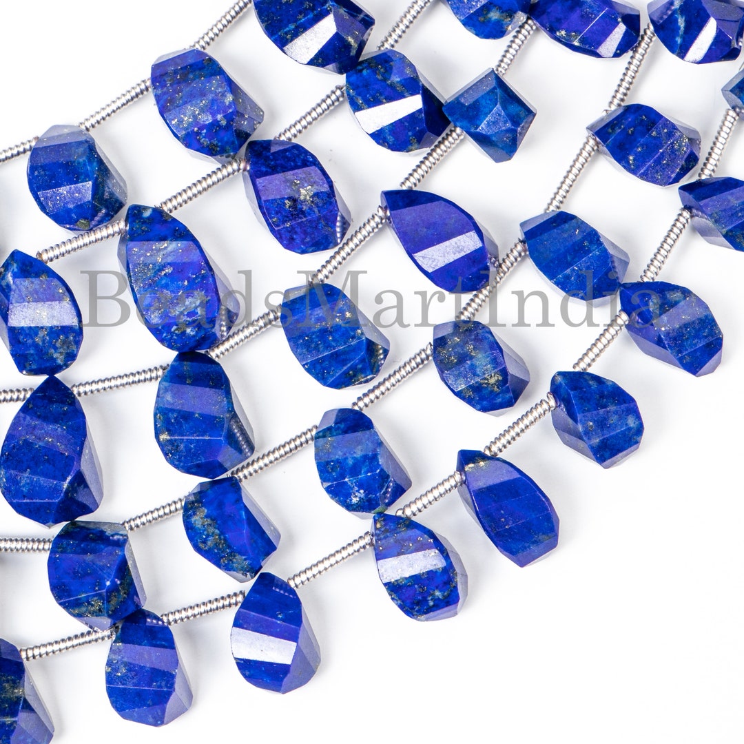 Lapis Lazuli Beads, 5x8.5-7x12mm Lapis Faceted Beads, Lapis Lazuli ...