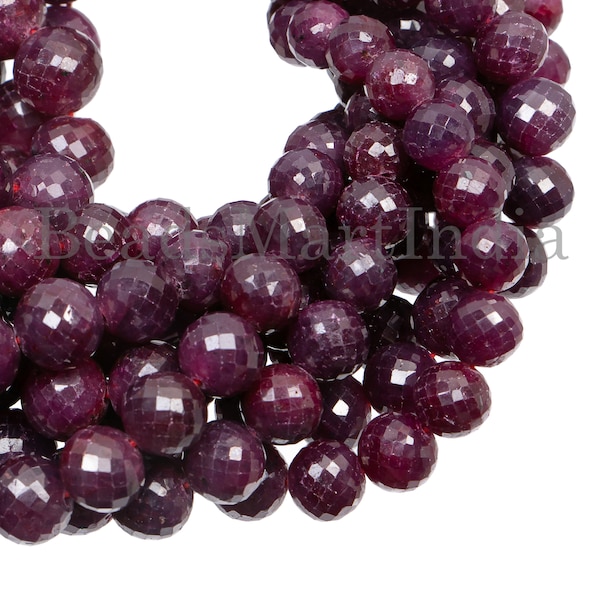 Natural Ruby Beads - Etsy