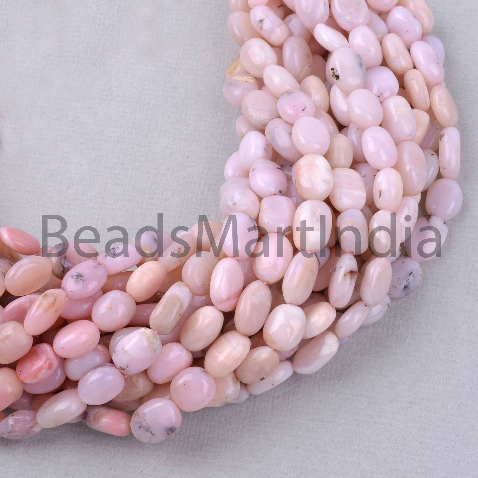 Pink Opal Plain Oval Shape Beads Natural Opal Beads Pink - Etsy