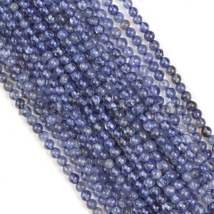 Iolite Plain Smooth Round Gemstone Beads, Iolite Plain Gemstone Beads ...