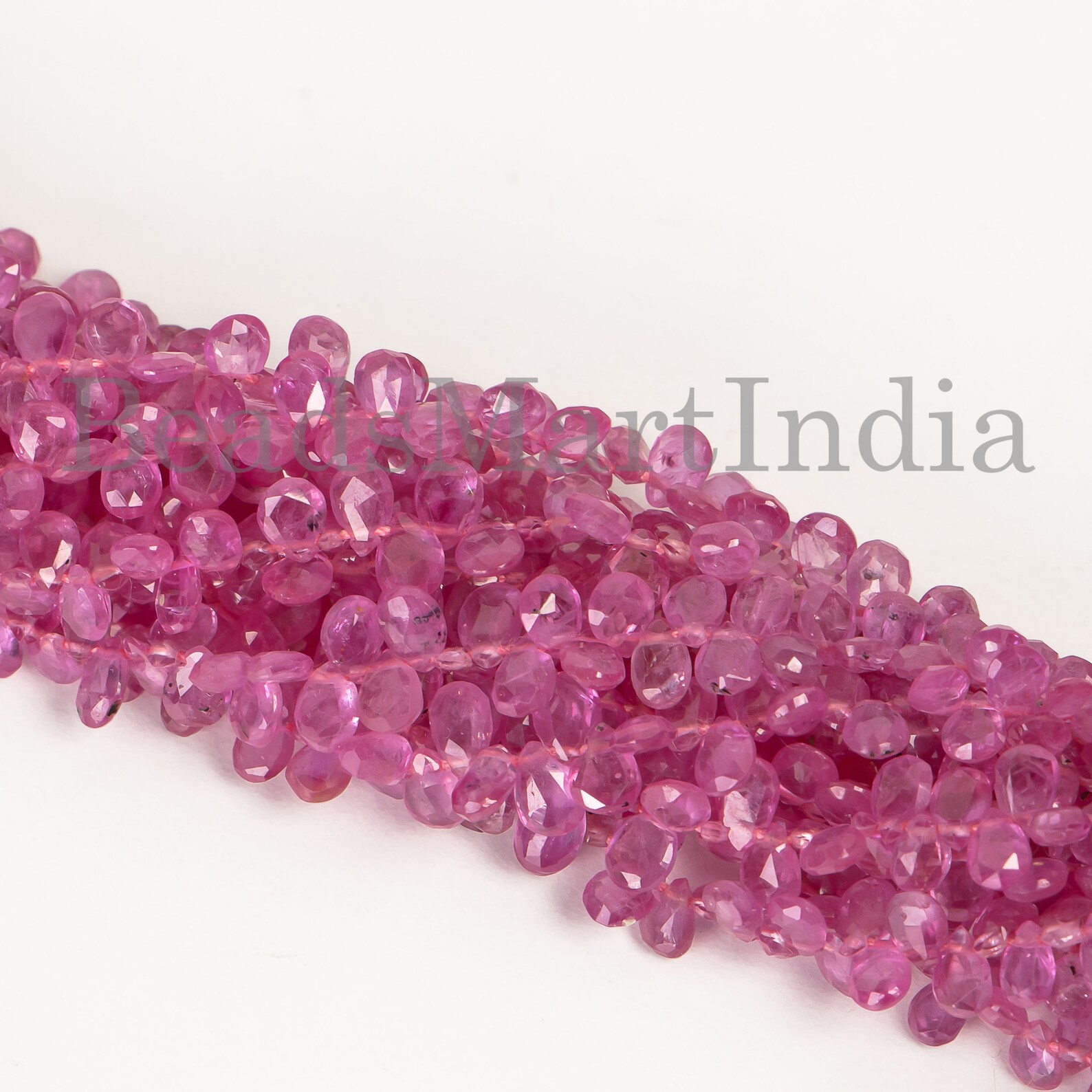 Natural Birmania Ruby Preciosos Abalorios Burma Ruby Faceted | Etsy