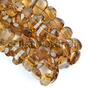 Whisky Quartz Faceted Nugget Shape Beads, Whisky Quartz Nugget Shape ...