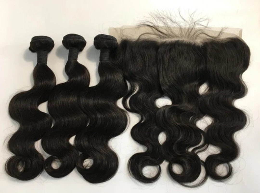 3 Bundle Deal With Transparent Lace Frontal, Hair Bundles, Hair Bundles ...