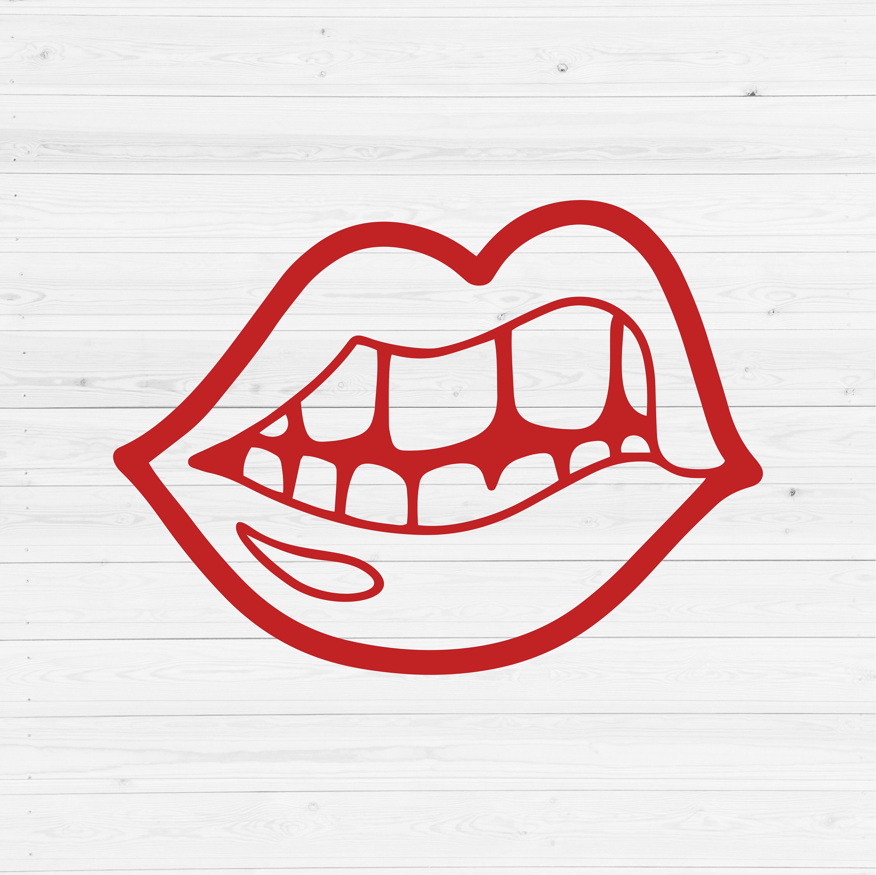 Svg de labios Svg de la boca Svg de labios Svg de dientes | Etsy