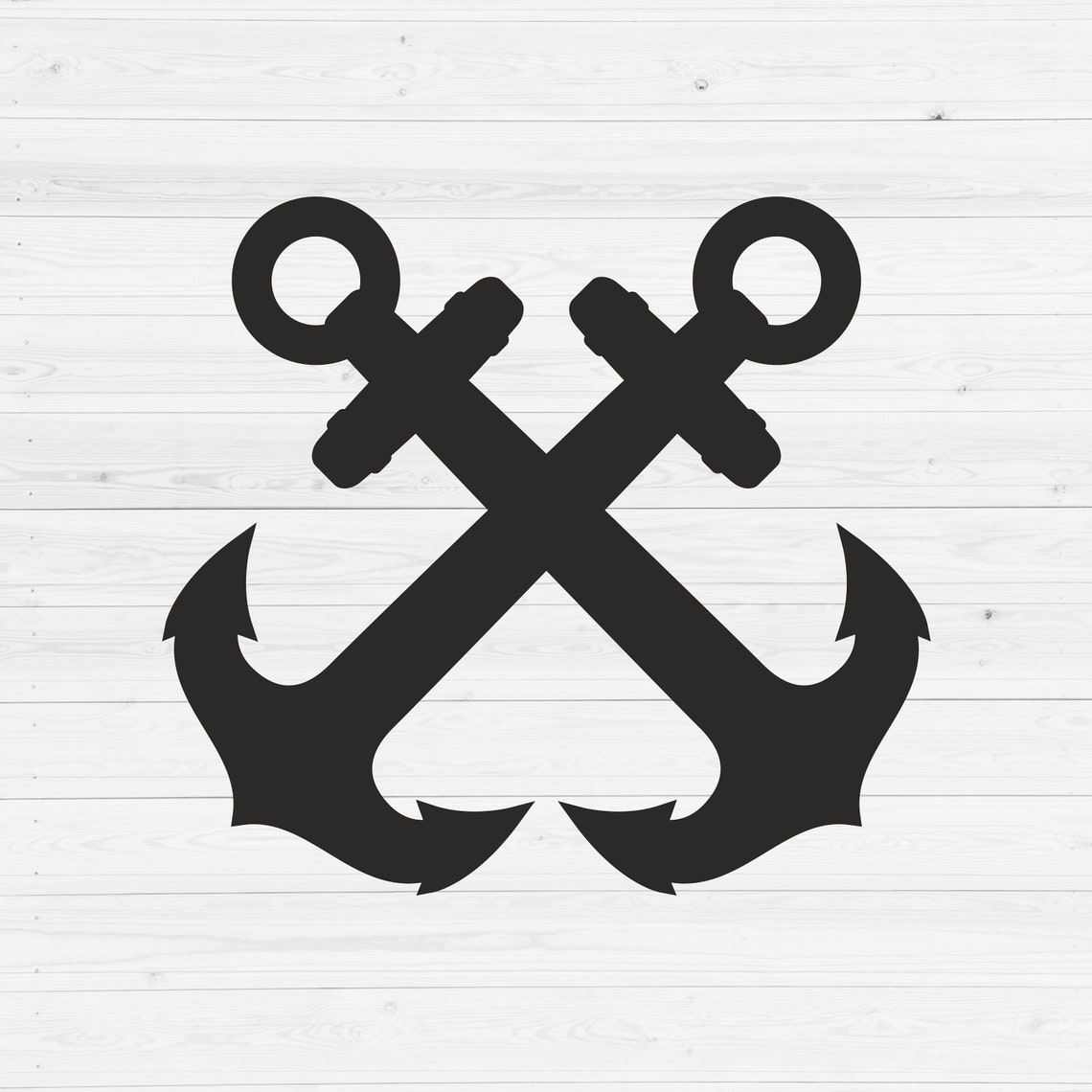Anchor SVG Double Anchor SVG Cross Anchor SVG Navy Nautical | Etsy