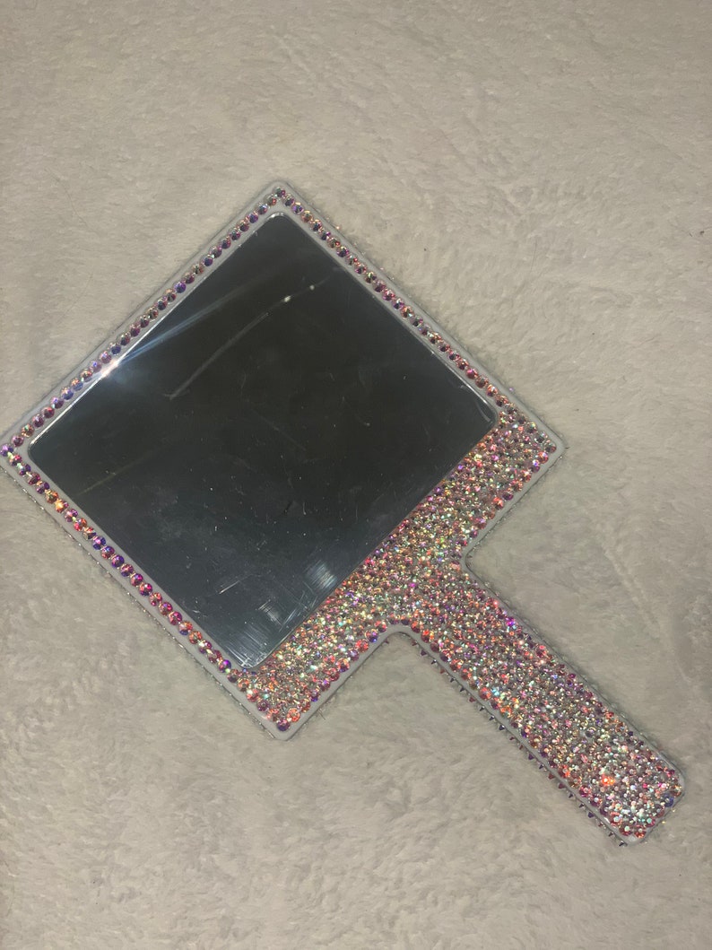 Bling'd Personalised Hand Mirror Mirror Gift for Her Makeup Mirror - Etsy