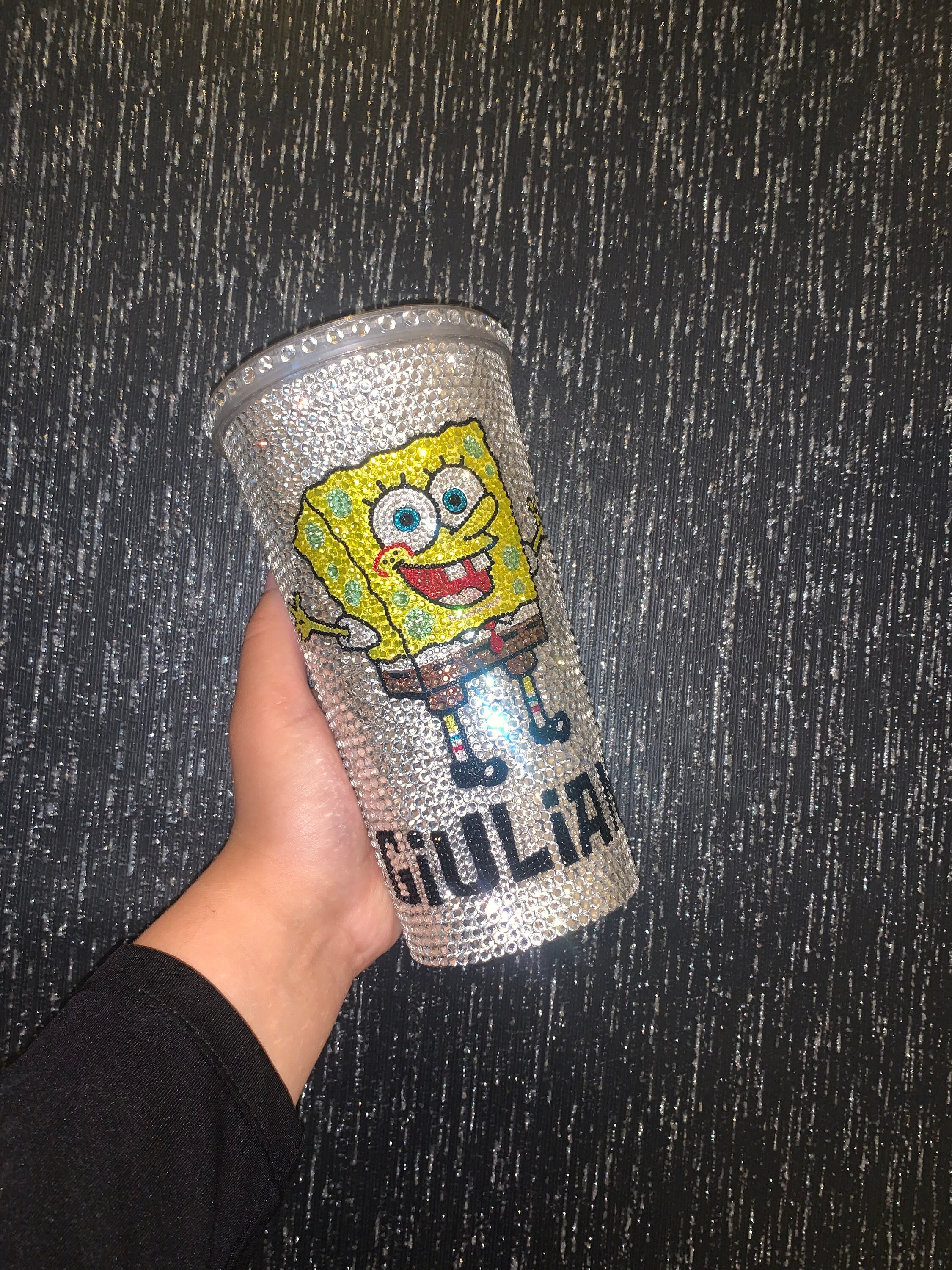 Custom Bling Cup Tumbler Handmade | Etsy