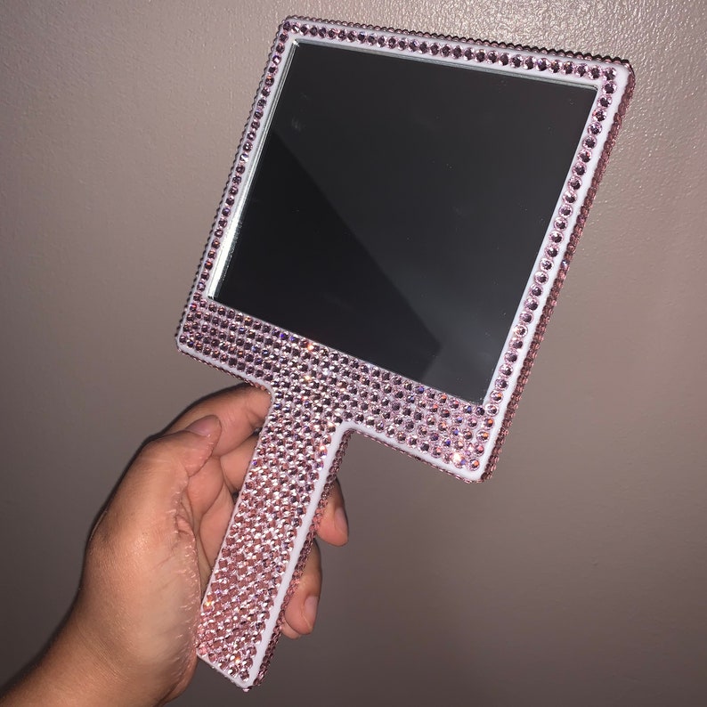 Bling'd Personalised Hand Mirror Mirror Gift for Her Makeup Mirror - Etsy