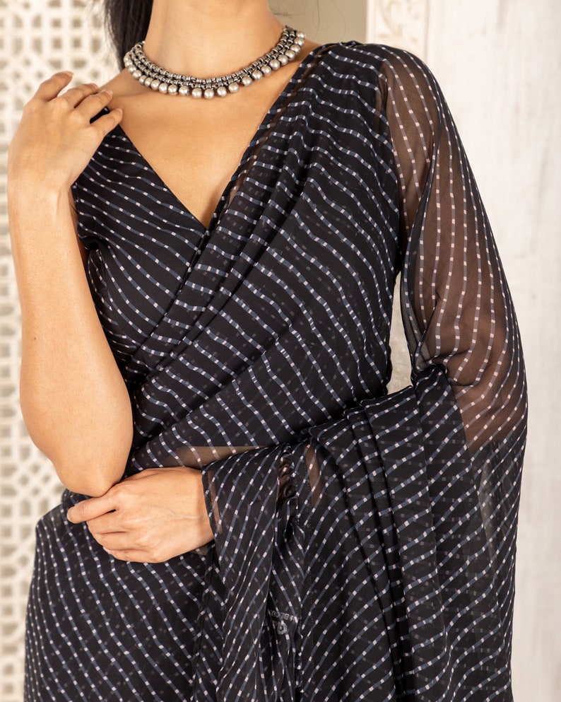 Ruffle Indo Western Saree, Indian Wedding, Pre Draped Saree, Partywear ...