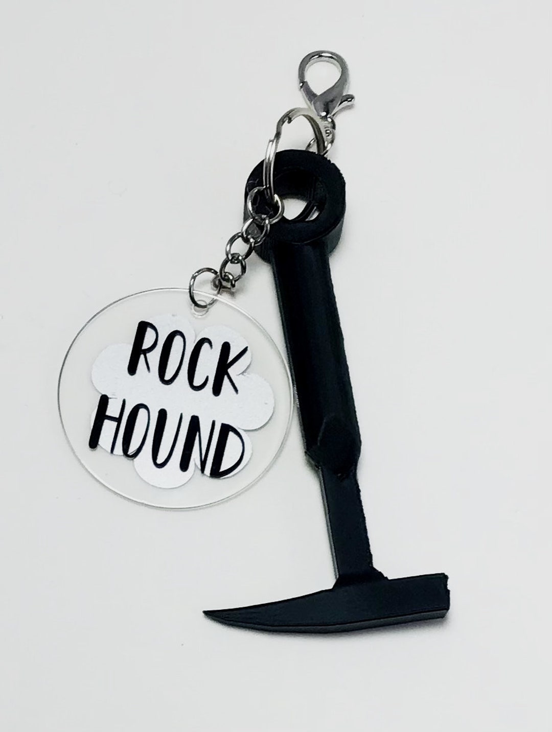 3d/rock Hound/pic Ax/key Chain/charm - Etsy