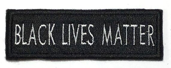Black Lives Matter Embroidered Patch | Etsy